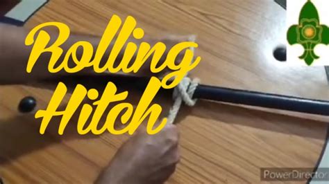 Rolling Hitch Scouts And Guides Part 11 Youtube