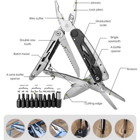 👍30 In 1👍 Multitool Plier Cable Wire Cutter Multifunctional Multi Tools