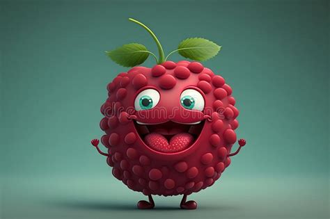 Raspberry Cartoon Character Stock Illustration Illustration Of Orange Healthy 271359756