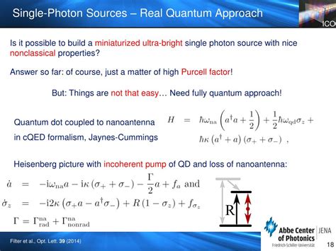 Ppt Nanoantennas For Ultrabright Single Photon Sources Powerpoint