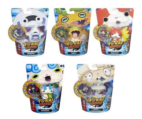 Yo Kai Watch S1 Medal Moments Komasan Noko Coleccion 5 Pz Mercadolibre