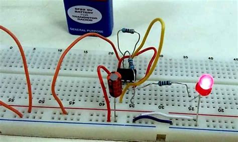 Automatic Led Blinking Circuit Using 555 Timer Ic Led Flasher