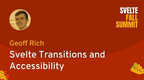 Geoff Rich On Linkedin My Svelte Summit Talk Is Now Available Learn