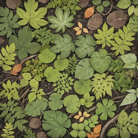 Premium Ai Image Forest Floor Texture