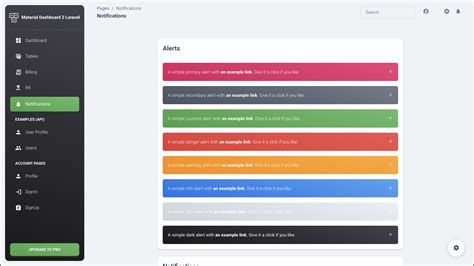 Vue Material Dashboard 2 Laravel Free Dashboard Template Laravel Material Ui Vue Template0