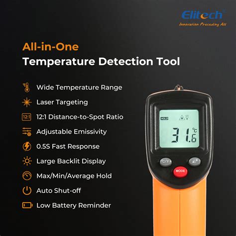 Elitech Dit 220 Infrared Thermometer — Elitecheu