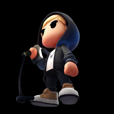 3d Cartoony Rapper Model Cute Stylized Character 3d Print By Stellarvalor
