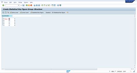 Sap Statistical Key Figures Free Sap Online Training Tutorial