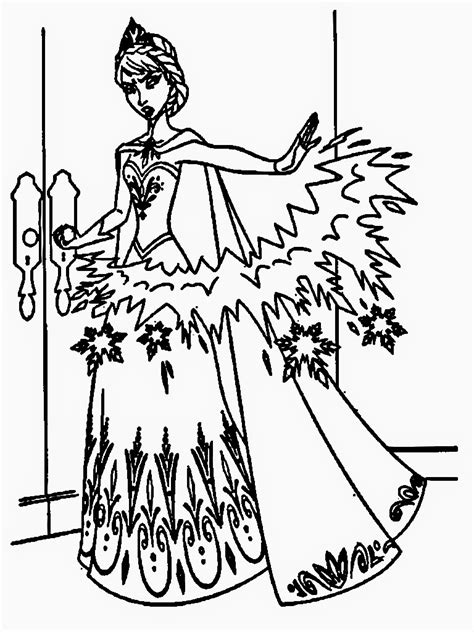 Downloads Frozen Coloring Pages Elsa Face