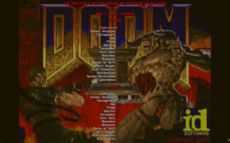 Image 1 Ultimate Cheat Menu Mod For Doom II ModDB