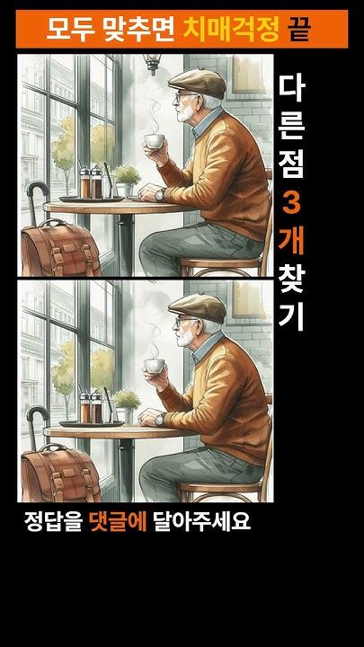 시니어 정보마당 다른그림찾기 틀린그림찾기 여유로운 오후 Youtube