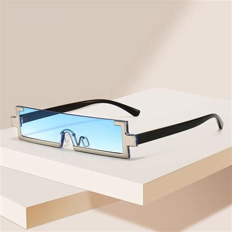 Trendy Square Rimless Sunglasses Trendy Square Rimless Sunglasses