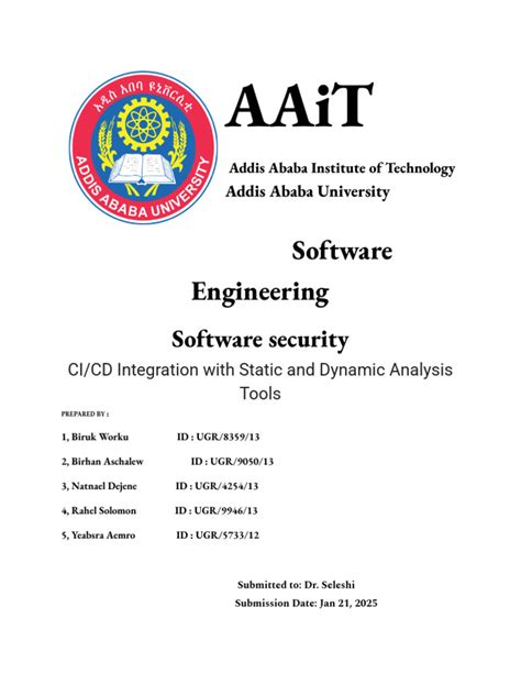 ci cd integration with static and dynamic analysis tools 1 pdf computer science software