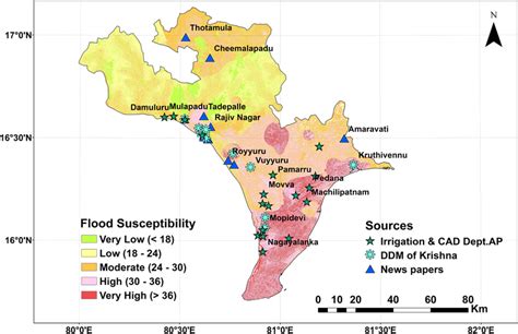 Flood Susceptibility Mapping Of The Study Area Download Scientific Diagram