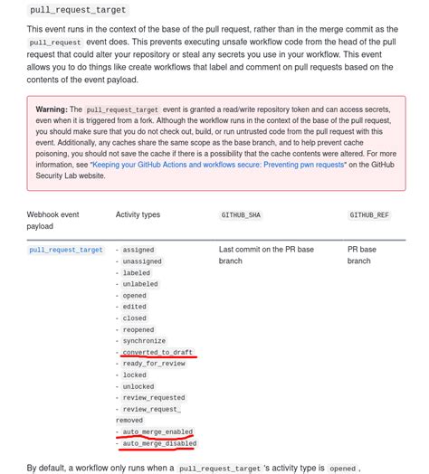 7975 added missing activity types to pull request trigger by westonpace · pull request 8179