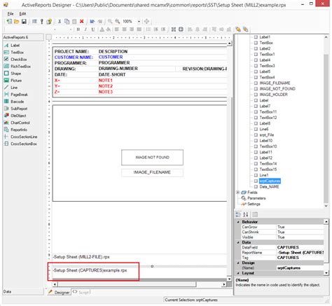 Active Reports Designer Industrial Forum