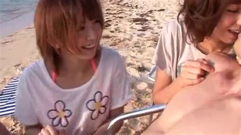 Three Beautiful Slim Beach Girls Who Love To Have Sex On The Beach