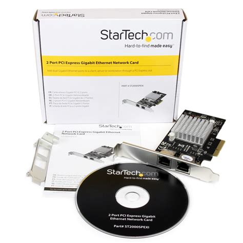 Startech Com Dual Port Gigabit Pcie Network Card W Intel I Chip