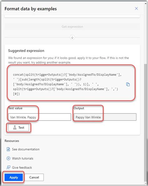 Format Data By Examples In Power Automate One Minute Office Magic