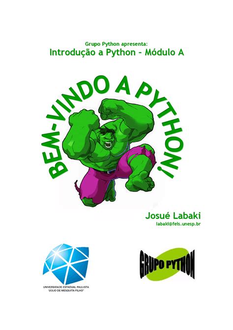 Apostila Python Linguagem De Programação Python Docsity