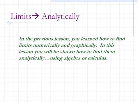 Ppt 1 3 Evaluating Limits Analytically Powerpoint Presentation Free Download Id 1891374