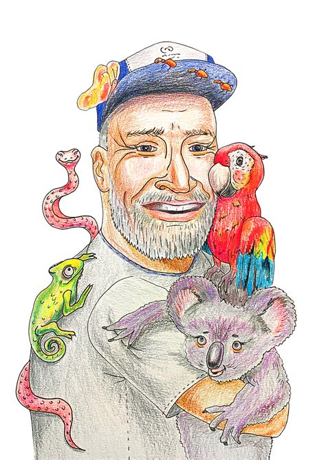 Иллюстрация В мире животных в стиле графика