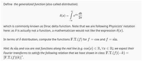 Solved Define The Generalized Function Also Called