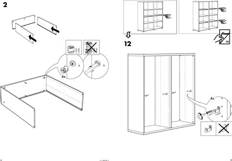 Ikea Besta Shelf Unit 47x50 Assembly Instruction