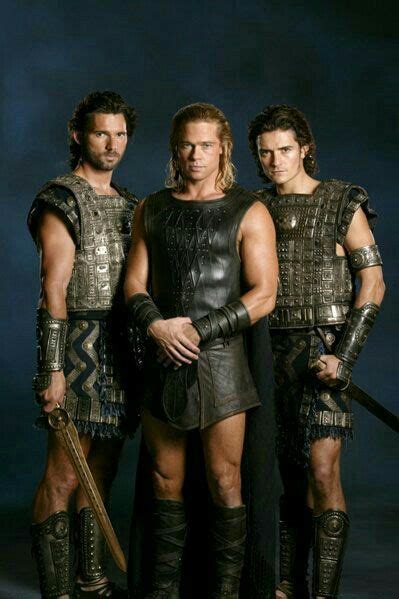 Achilleshector Und Paris Brad Pitt Eric Bana Troy Movie