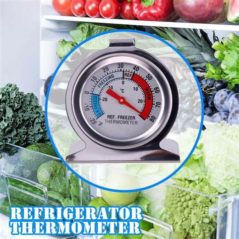 Refrigerator Thermometers Dial Freezer Thermometer With Dual Scale 20