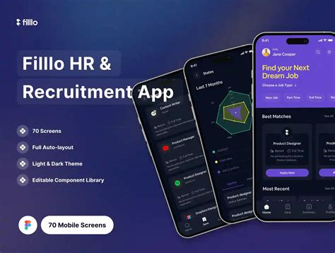 Hr And Recruitment App Ui Kit Ui Kits — Ui Custom