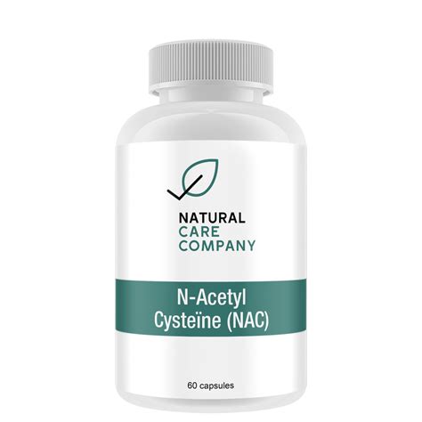 N Acetyl Cysteïne Nac ⋆ Natural Care Company ⋆ 60 Stuks