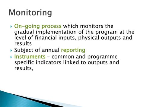 Ppt Common Monitoring And Evaluation Framework For Evaluation Of