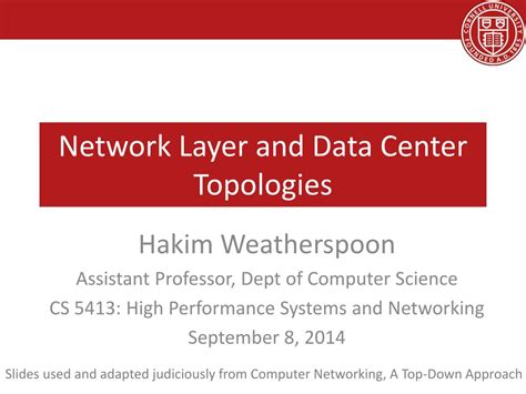 Ppt Network Layer And Data Center Topologies Powerpoint Presentation Id 8901637