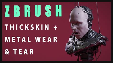 Zbrush Quick Tips Thickskin Metal Wear And Tear Youtube