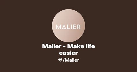 Malier Make Life Easier Instagram Linktree