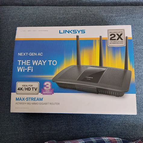 Linksys Max Stream AC1900 MU MIMO GIGABIT ROUTER Computers Tech Parts Accessories