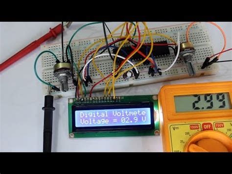 Basic Digital Voltmeter V Use PIC F A And Mickro C MINA TECHNOLOGY
