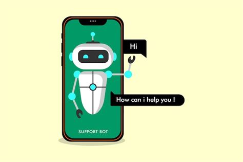 Premium Vector Robot With Phone Chatbot Icon Concept Chat Bot Or Chatterbot Robot Virtual