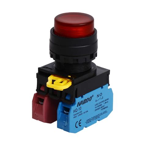 High Head 22mm Idec Similar Reset Ip65 Plastic Push Button Switch