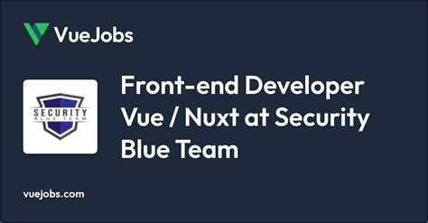 Vuejs Jobs The 1 Vuejs Job Board On Linkedin Front End Developer