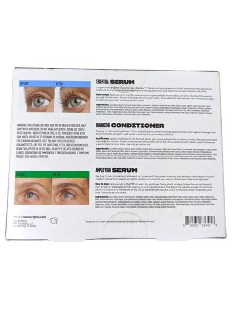 Babe Original Triple Threat Mini Set Includes Babe Lash Essential Serum Enhancing Conditioner