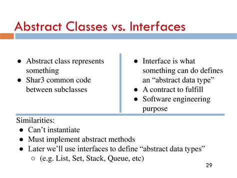 CS ENGRD 2110 Spring 2017 Lecture 7 Interfaces And Abstract Classes
