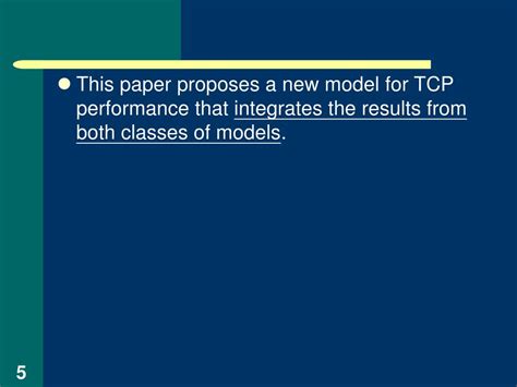Ppt Integrated Model For Tcp Latency Analysis Powerpoint Presentation Id6056820