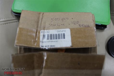 500 Pcs Of Un Fired Starline 380 Brass Northwest Firearms