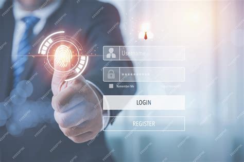 Premium Photo Cyber Security Login By Password Concept User Login Identification Personal