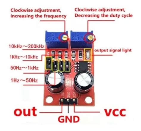 Ne555 Modulo Gerador Freq Pulso Pwm Smd Esp8266 Arduino Parcelamento
