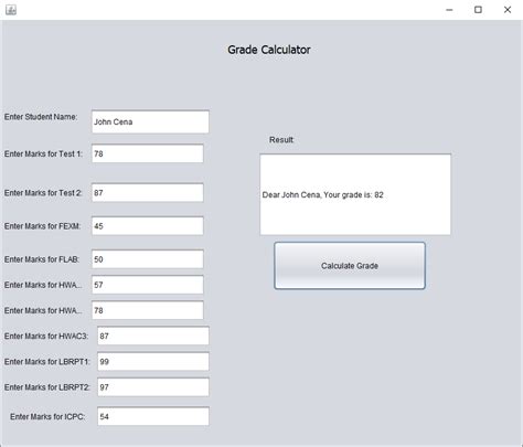 Solved Topic Gui Interface For Grading System Java Programming You