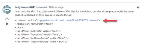 Callback For Ribboncontrol For Access 2016 Microsoft Qanda