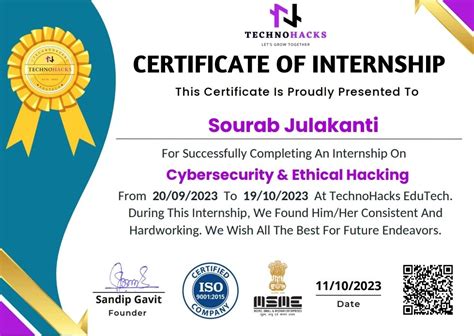 Ethicalhacking Cybersecurity Sourab Julakanti